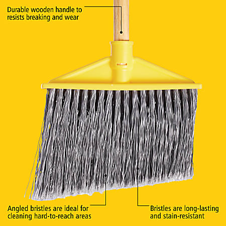Rubbermaid Commercial Products 10.5 Angle Broom Vinyl Coated Metal ...