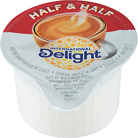 International Delight Half And Half Liquid Coffee Creamer Single Serve ...
