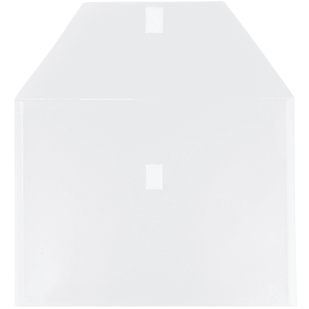 JAM Paper Plastic Booklet Envelopes Letter Size 9 34 x 13 Hook Loop ...