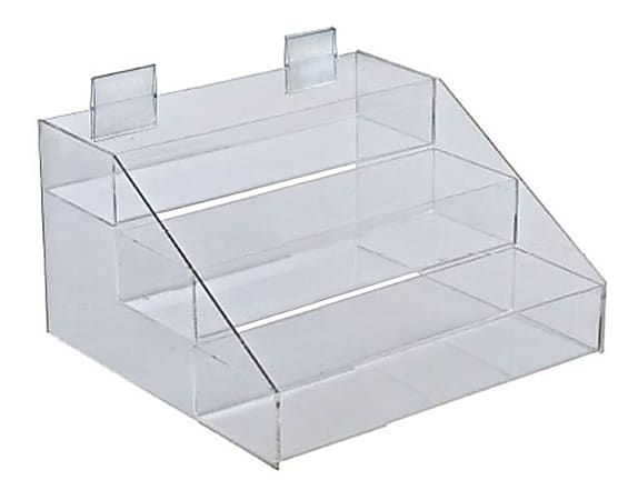 Azar Displays 3 Tier 3 Compartment Counter Display 7 H x 12 W x 11 34 D ...