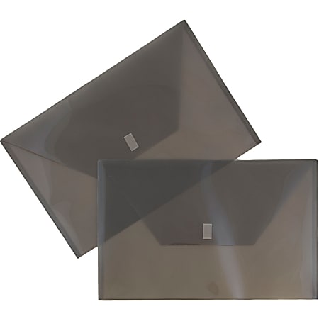 JAM Paper Plastic Booklet Envelopes Legal Size 9 34 x 14 12 Hook And ...
