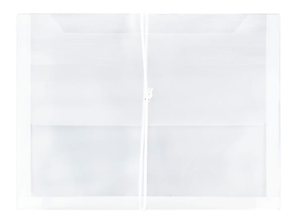 JAM Paper Plastic Booklet Expansion Envelopes Letter Size 9 34 x 13 ...