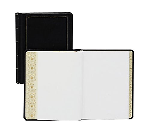 Wilson Jones Minute Book Letter Size 8 12 x11 250 Pages Black 125 ...