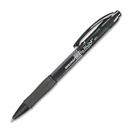 SKILCRAFT Bio Write Retractable Gel Pens Medium Point 0.7 mm Black ...
