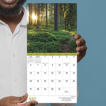 2025 TF Publishing Monthly Mini Wall Calendar 7 x 7 Paths To God ...