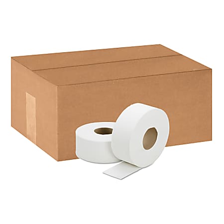 SKILCRAFT Jumbo Roll 1 Ply Toilet Paper 100percent Recycled 2000 Per ...