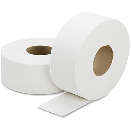 SKILCRAFT Jumbo Roll 1 Ply Toilet Paper 100percent Recycled 2000 Per ...