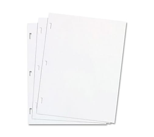 Wilson Jones White Ledger Paper 8 12 x11 Plain 100 SheetsBox Plain ...