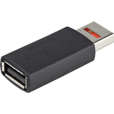 StarTech.com Secure Charging USB Data Blocker Adapter MaleFemale USB A Data Blocking ChargePower ...