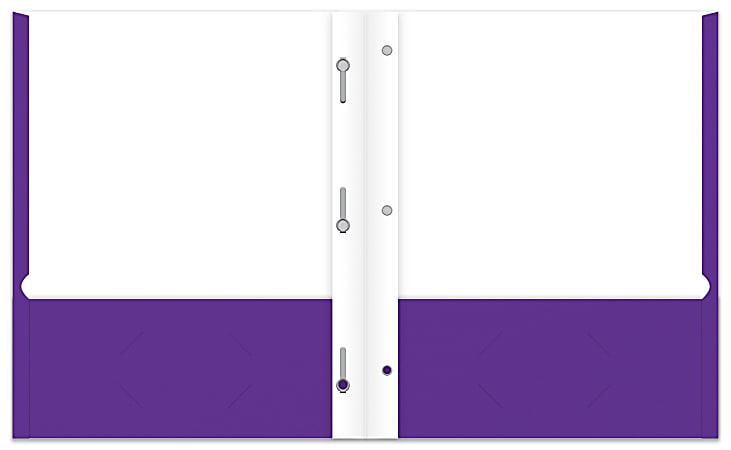 Office Depot Brand 2 Pocket School Grade Paper Folder with Prongs ...