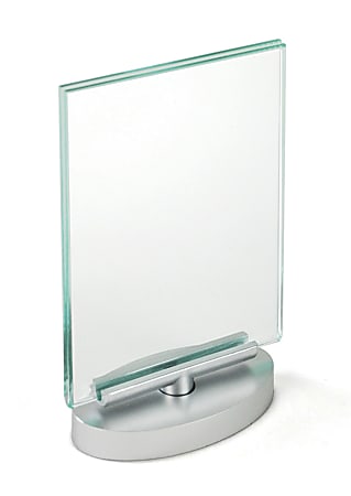 Azar Displays Revolving Acrylic Vertical 2 Sided Sign Holder Frames 6 x ...