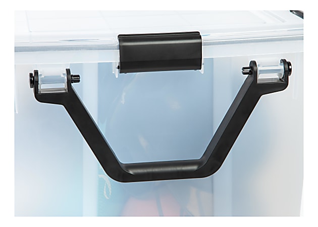 IRIS Weathertight Plastic Storage Container With Latch Lid 18 34 x 17 ...