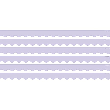 Teacher Created Resources Scalloped Border Trim Packs 35 Lavender Set ...