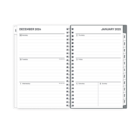 2025 Blue Sky WeeklyMonthly Planning Calendar 5 x 8 Ellery Frosted ...