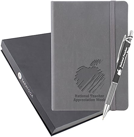 Custom Debossed Bella Luna Brite Journal Headline Pen - Office Depot
