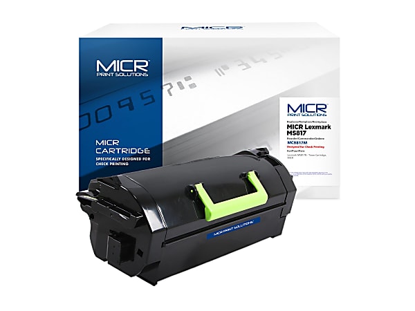 MICR Print Solutions Remanufactured Black MICR Toner Cartridge ...