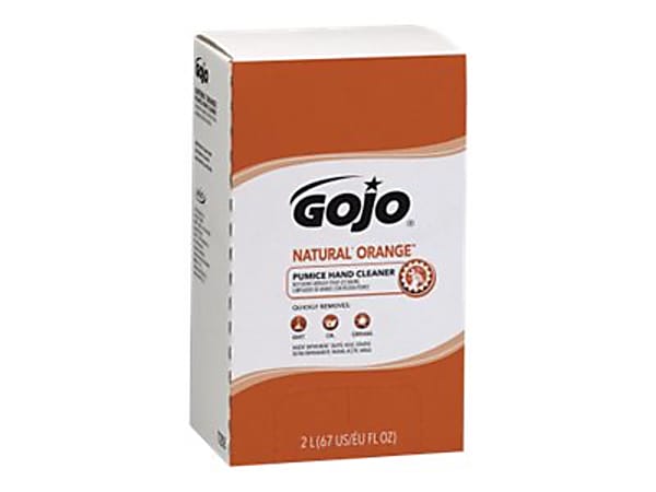 GOJO Natural Orange Lotion Hand Pumice Soap Citrus Scent 67 Oz Carton ...