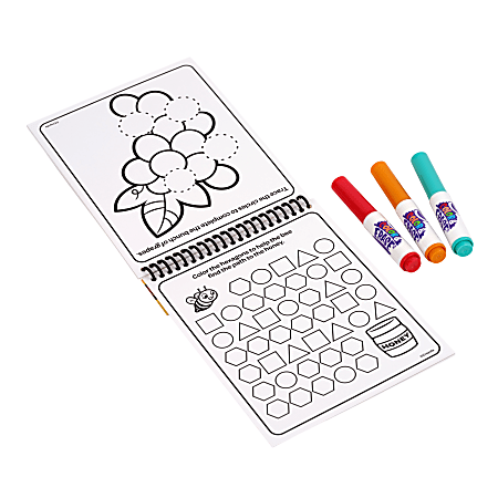 Crayola Color Erase Reusable Activity Pad Shapes - Office Depot