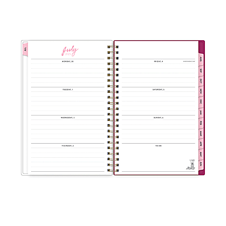 2025 2026 Blue Sky Travel Write Draw Lima Flowers WeeklyMonthly ...