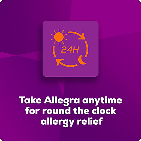 Allegra Adult Allergy Relief Tablets Total Qty 5 - Office Depot