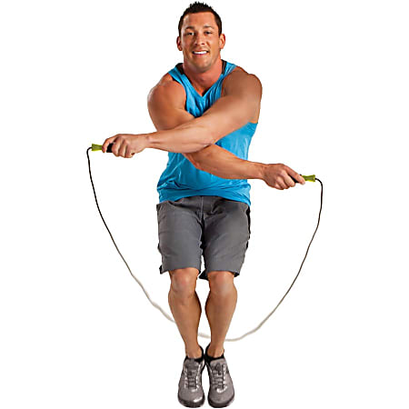 GoFit Speed Rope 108 Length Black Foam - Office Depot
