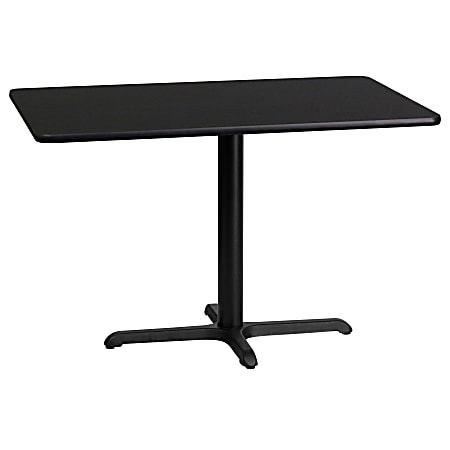 Flash Furniture Rectangular Laminate Table Top With Table Height Base ...