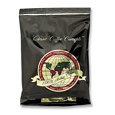 Classic Coffee Concepts Arabica Coffee Single Serve Packets 1.3 Oz ...