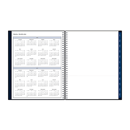 2026 Blue Sky WeeklyMonthly Planner 8 12 x 11 PassagesSolid Navy ...