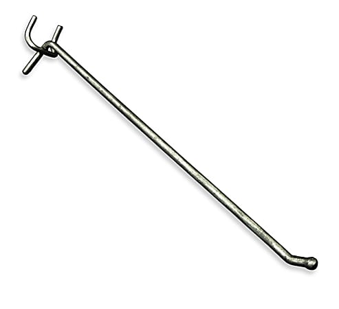 Azar Displays Galvanized Metal Hooks For Pegboard And Slatwall Systems ...