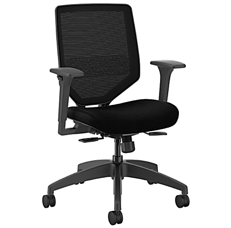 HON Solve Mesh Mid Back Task Chair Black - ODP Business Solutions