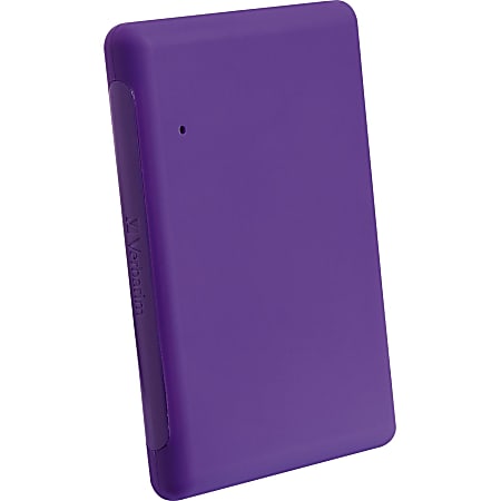 Verbatim 1TB Titan XS Portable Hard Drive USB 3.0 Purple - Office Depot