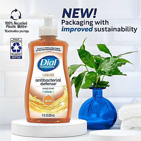 Dial Professional Antibacterial Defense Liquid Hand Soap Fresh Scent 11 ...