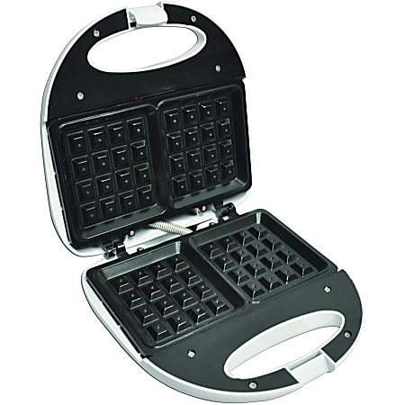Brentwood Waffle Maker White 2 x - Office Depot