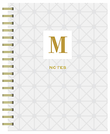 Office Depot Brand Monogram Journal 7 x 9 College Ruled 160 Pages Light ...