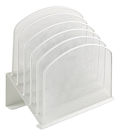 Office Depot Brand 5 Compartment Mesh Incline Sorter 11 34 H x 11 14 W ...
