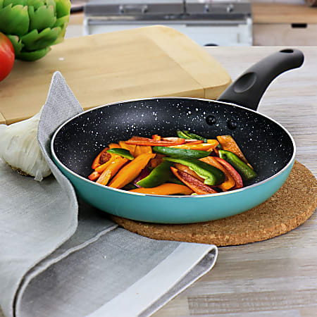 Oster Aluminum Non Stick Frying Pan 8 Turquoise - Office Depot