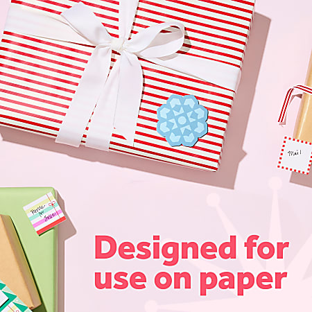 Post it Jingle Sticky Notes Snowflake Design 2 x 2 1 Snowflake Shaped ...