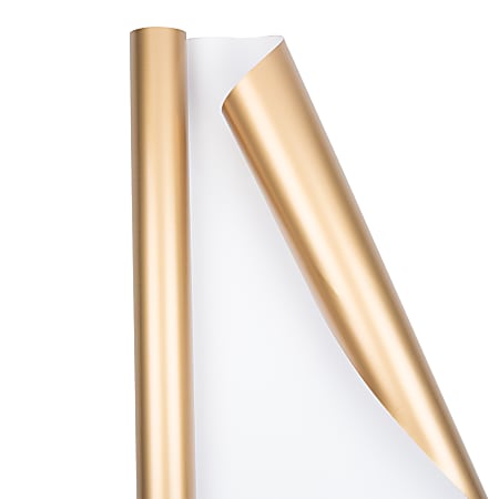 JAM Paper Wrapping Paper 25 Sq Ft Gold - Office Depot