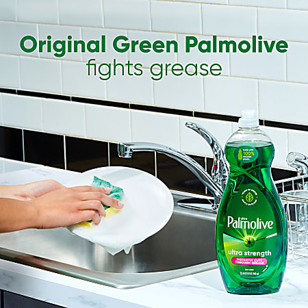 Palmolive Ultra Strength Liquid Dishwashing Soap 20 Oz Bottle - Office ...