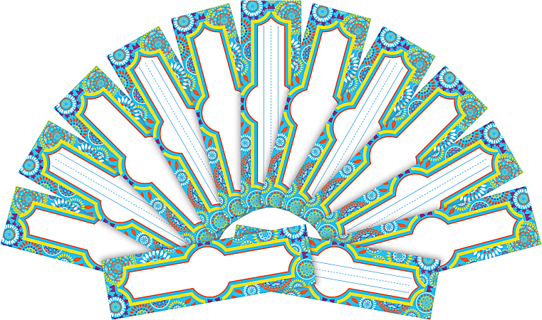 Barker Creek Double Sided Name Plates 12 x 3 12 Moroccan Pack Of 72 ...