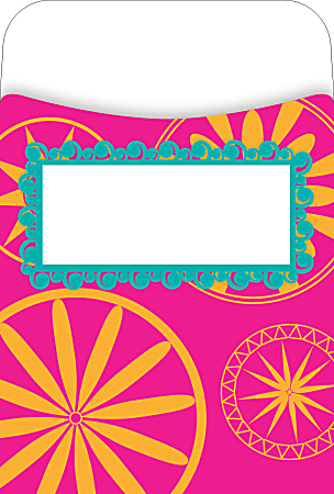 Barker Creek Peel Stick Library Pockets 3 x 5 Bohemian Pack Of 60 ...