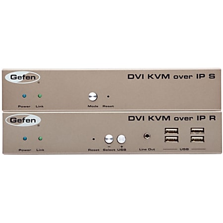 Gefen DVI KVM over IP with Local DVI Output - Office Depot