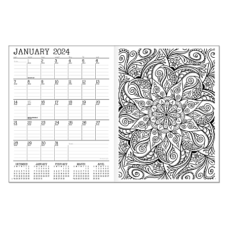 calendar coloring book