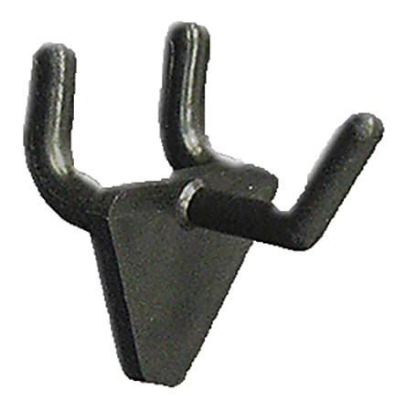 Azar Displays Glass Filled Nylon Hooks 1 Black Pack Of 50 Hooks ...