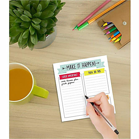 Carson Dellosa Aim High Notepad 5 34 x 6 14 Unruled 50 Sheets - Office ...