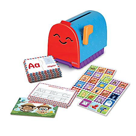 Learning Resources Alphabet Learning Mailbox Multicolor - Office Depot