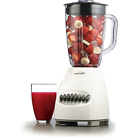 Brentwood 50 Ounce 12 Speed Pulse Blender White JB 200W - Office Depot