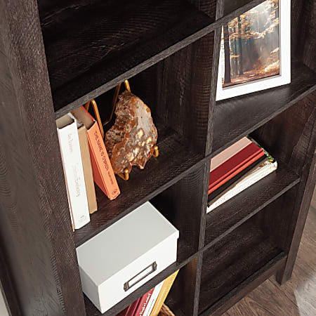 Sauder Select 66 H 9 Cube Vertical Cubby Storage Blade Walnut - Office ...