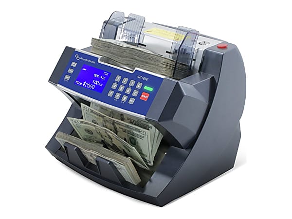 AccuBanker AB5800 Banknote Counter 10 H x 10 716 W x 9 58 D - Office Depot