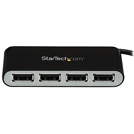 StarTech.com 4 Port USB Hub 4 x USB 2.0 port Bus Powered USB Adapter ...